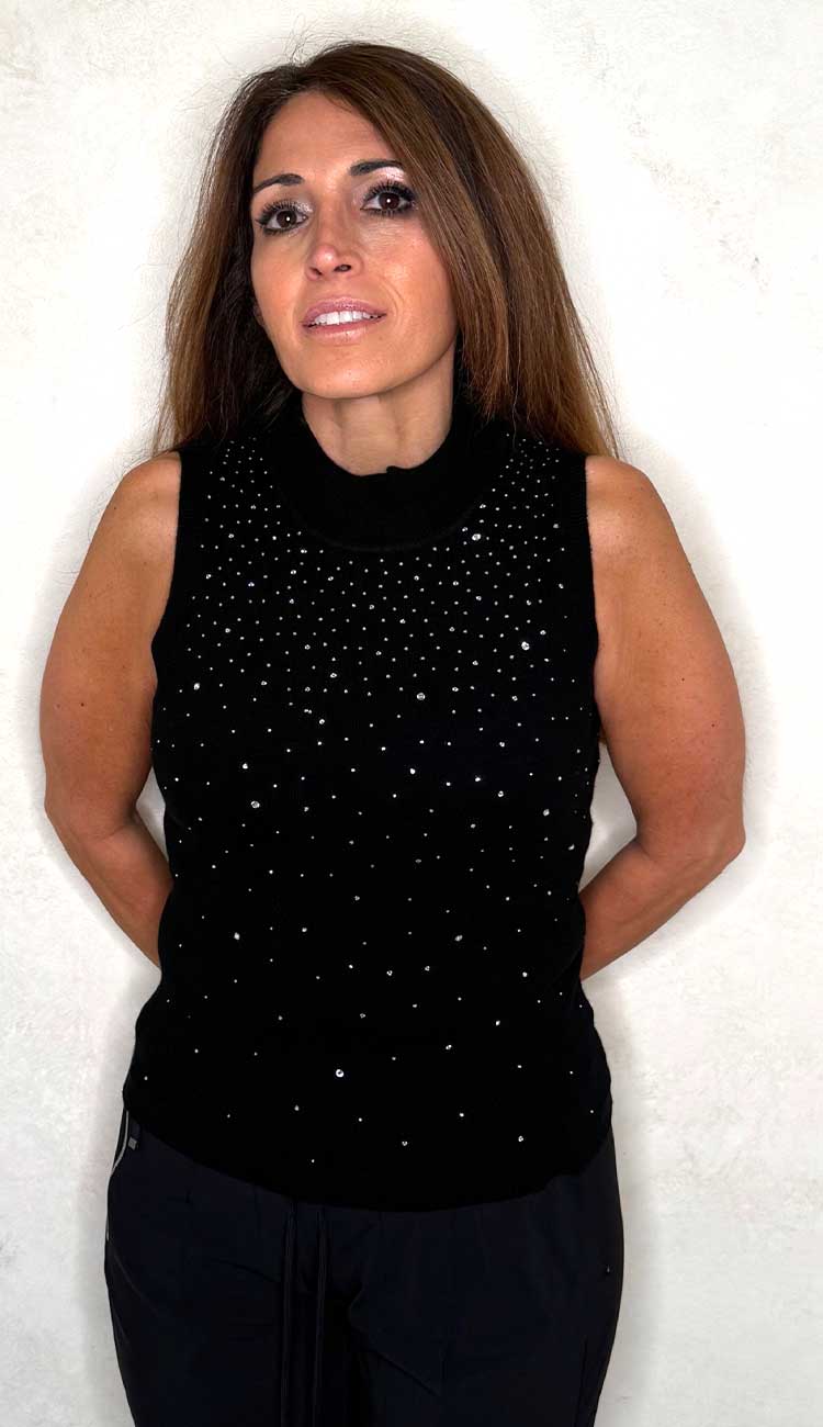 Generation Love Avril Mesh Combo Top Black | Paula & Chlo